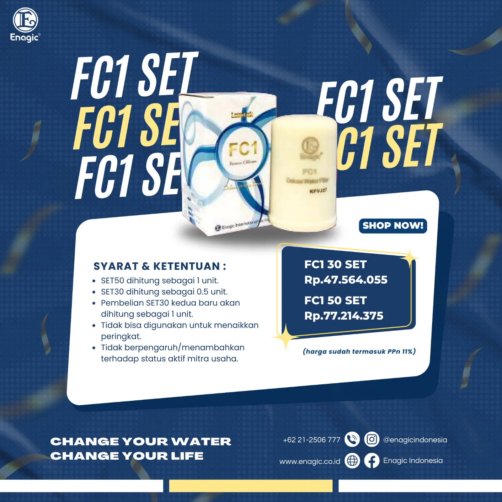 PROMO FC 1 SET - Enagic Indonesia